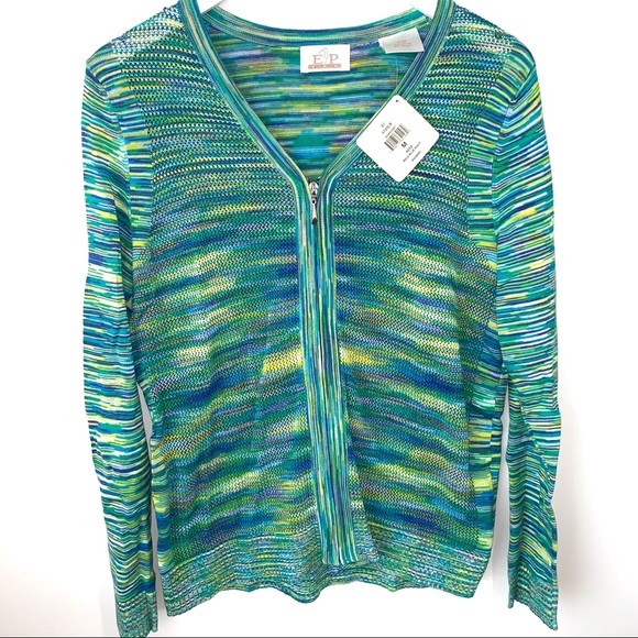 EP Pro | Sweaters | Ep Pro Sweater Cardigan With Zipper Front | Poshmark